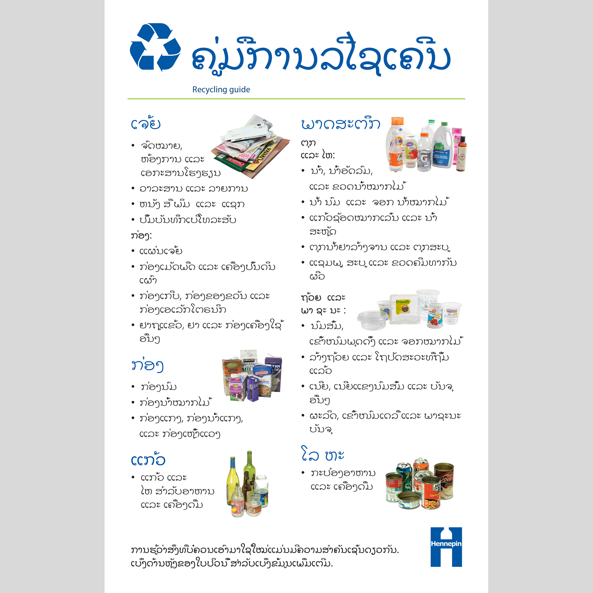 Recycling guide for multifamily residents – Environmental materials