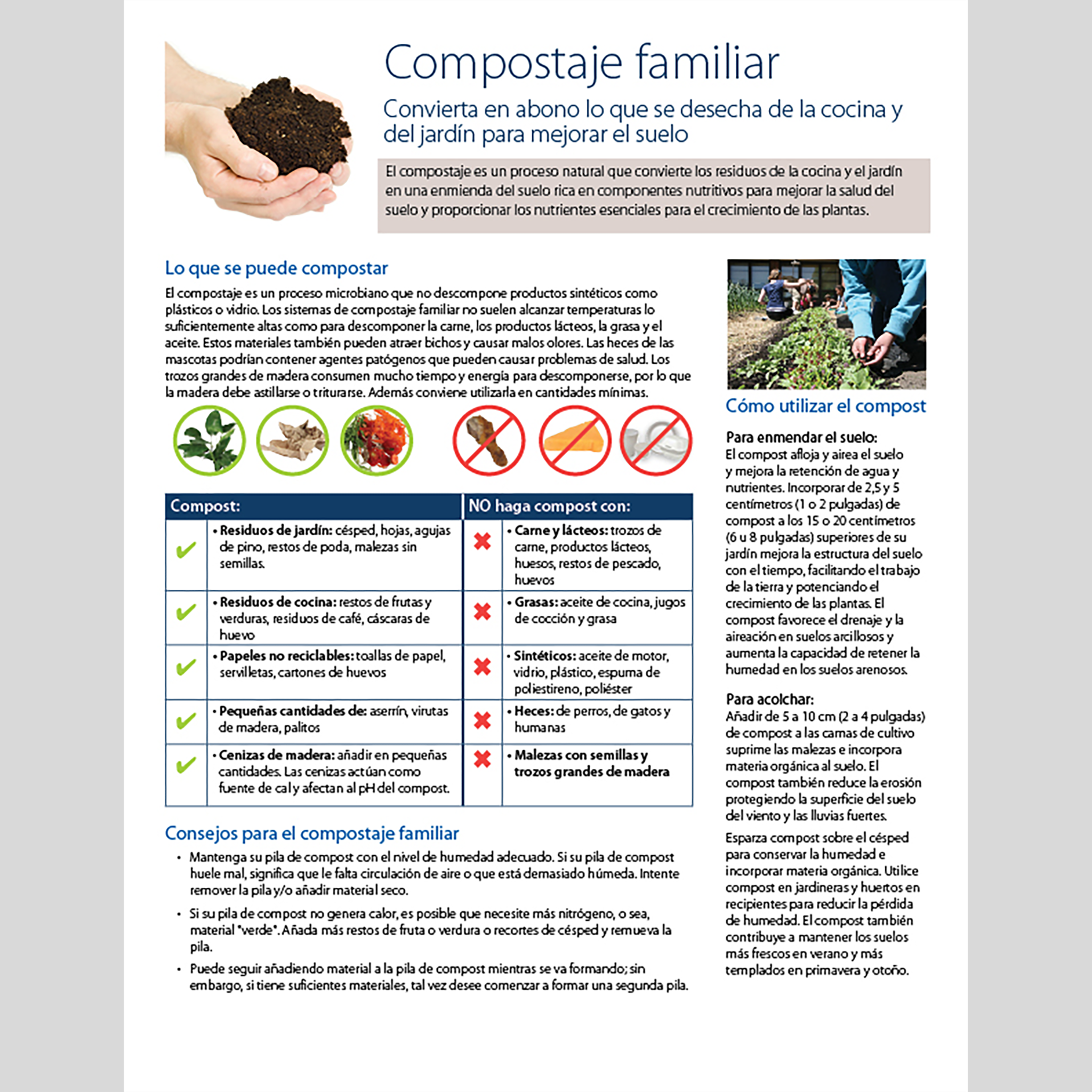 Home composting instructions – Environmental materials