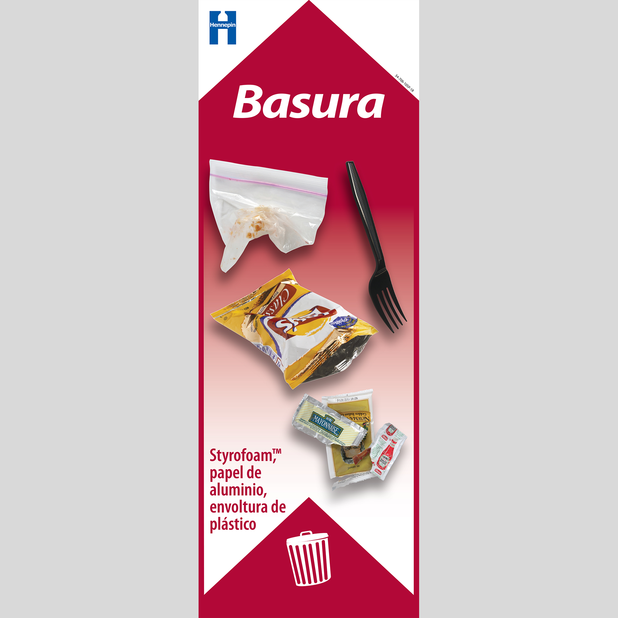 School trash label (available in English and Spanish) – Environmental ...