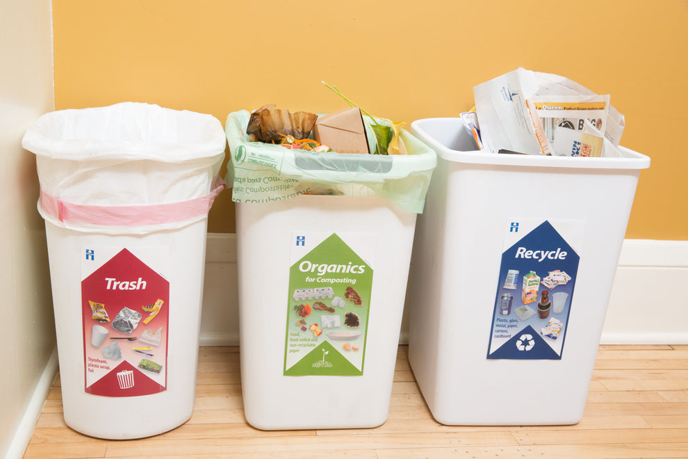Recycle at home label for residents – Environmental materials